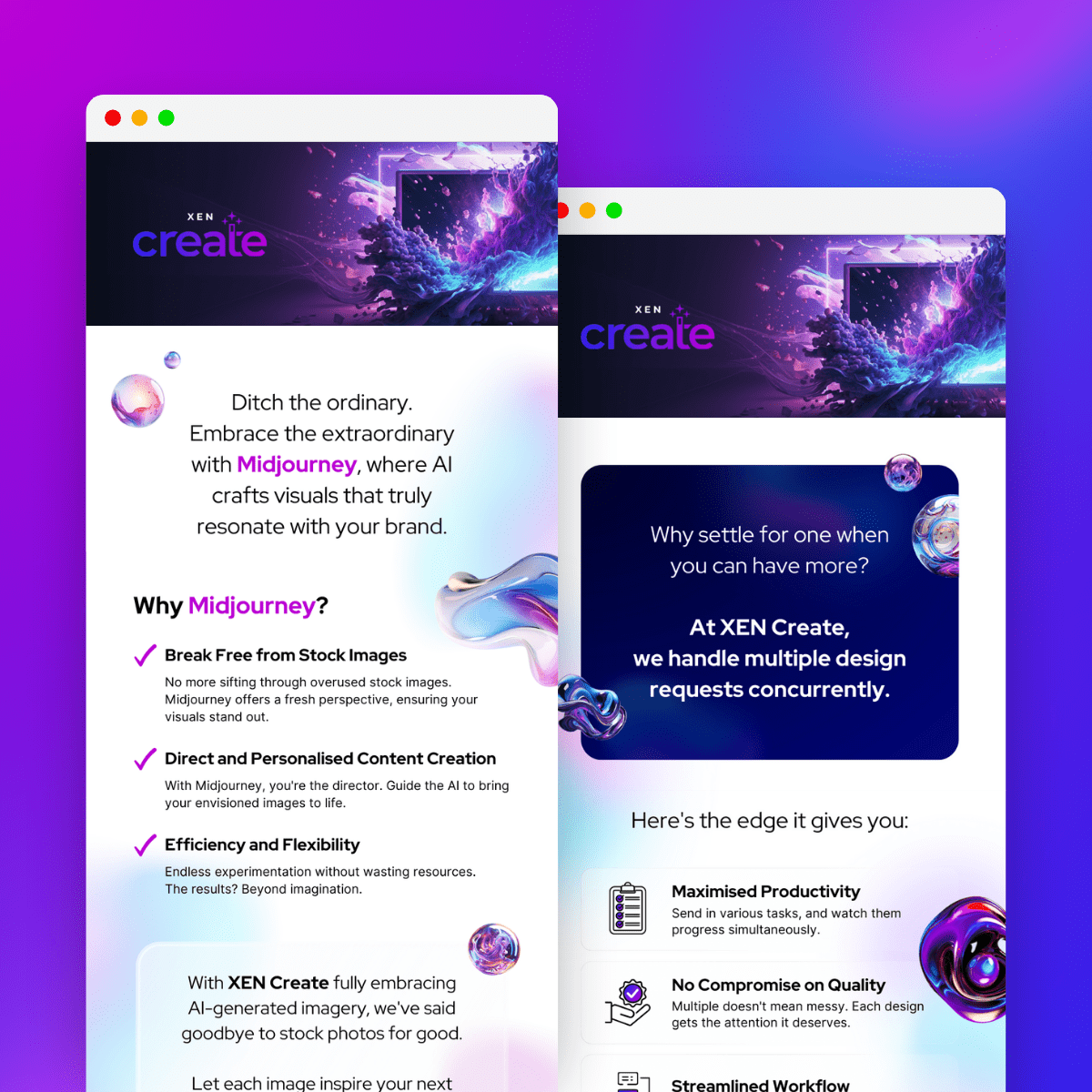 Showcase | XEN Create